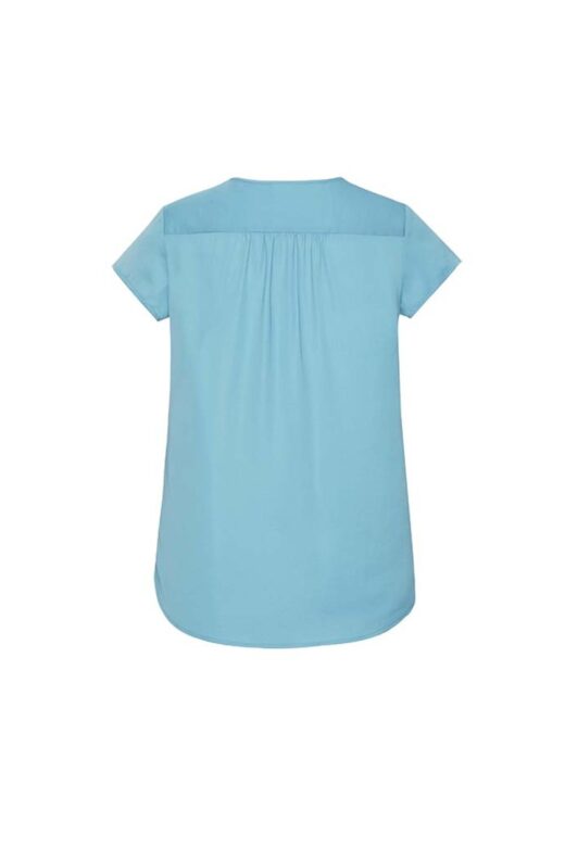 Kayla V-Neck Pleat Blouse - Selector Uniforms